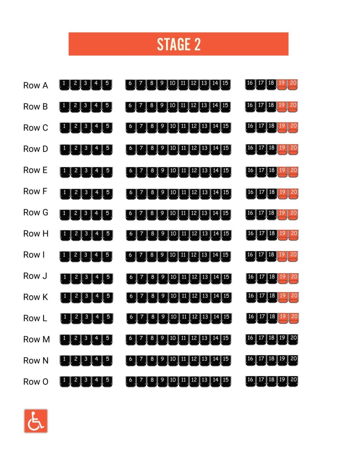 Seating Charts - Titusville Playhouse